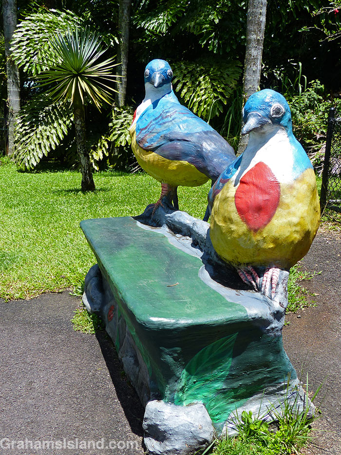 Pana’ewa Rainforest Zoo benches | Graham's Island