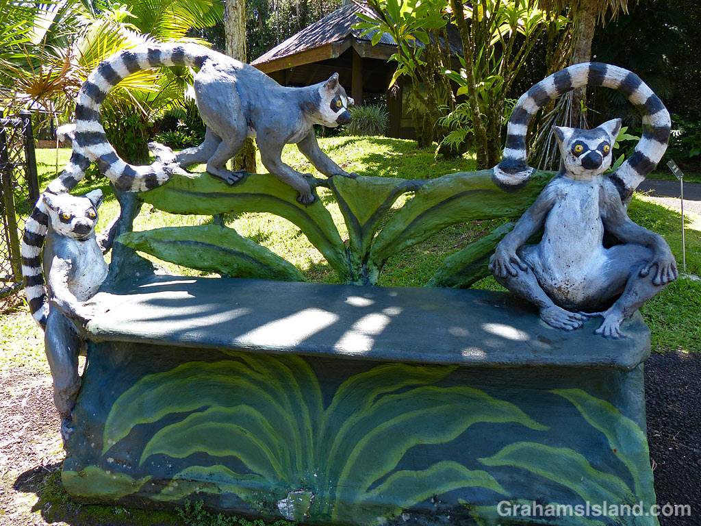 Pana’ewa Rainforest Zoo benches | Graham's Island