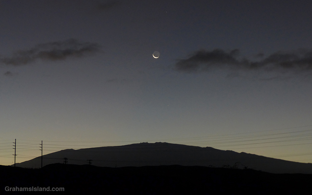 Moon over Mauna Kea | Graham's Island